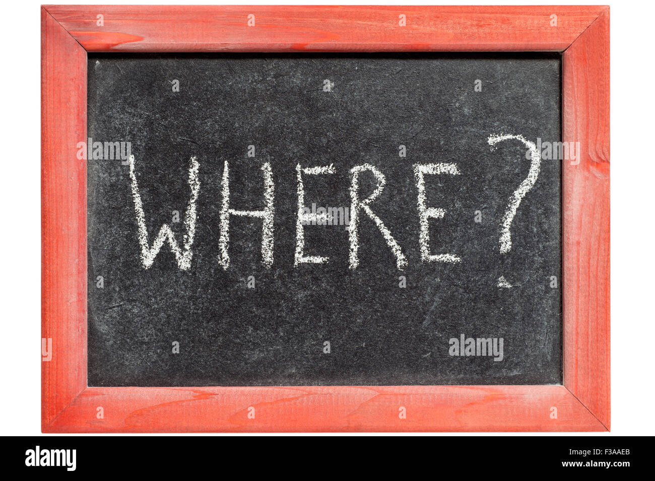 where question handwritten on vintage chalkboard Stock Photo - Alamy