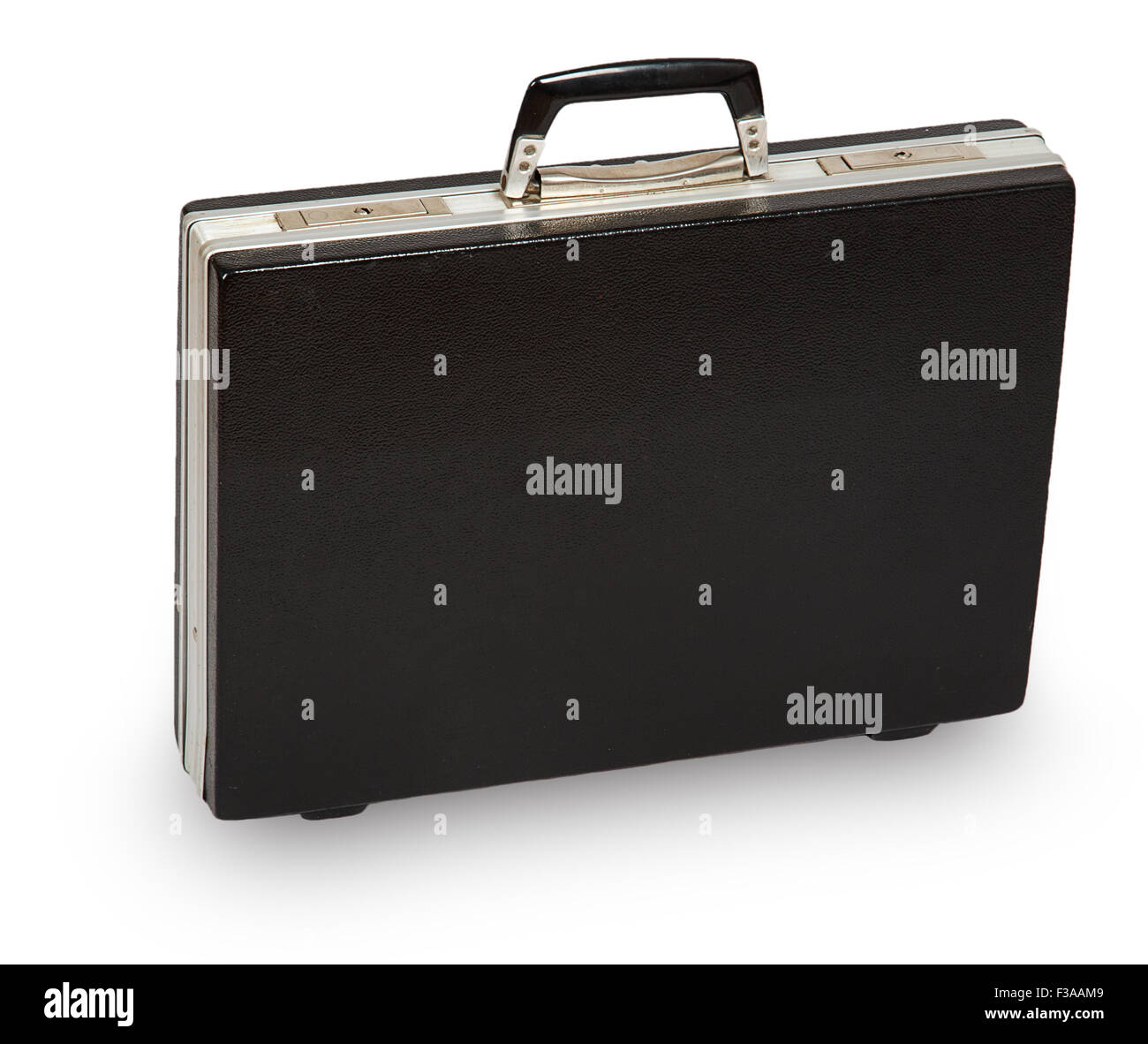 Black case isolated on white background Stock Photo - Alamy