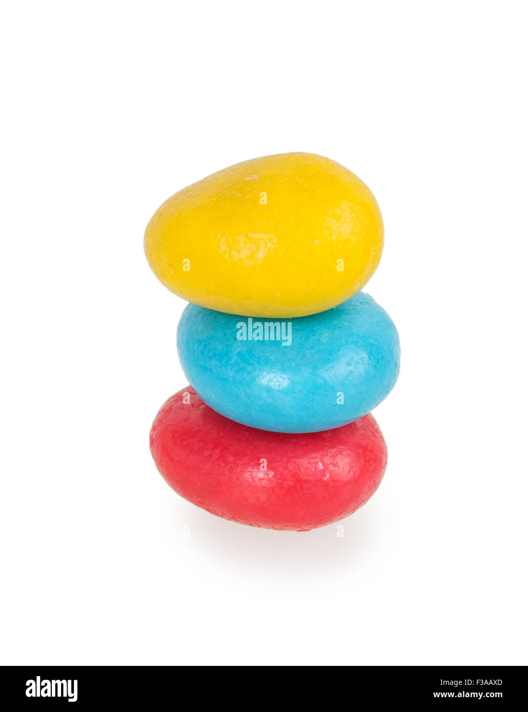 colored stones on each other isolated on white background Stock Photo ...