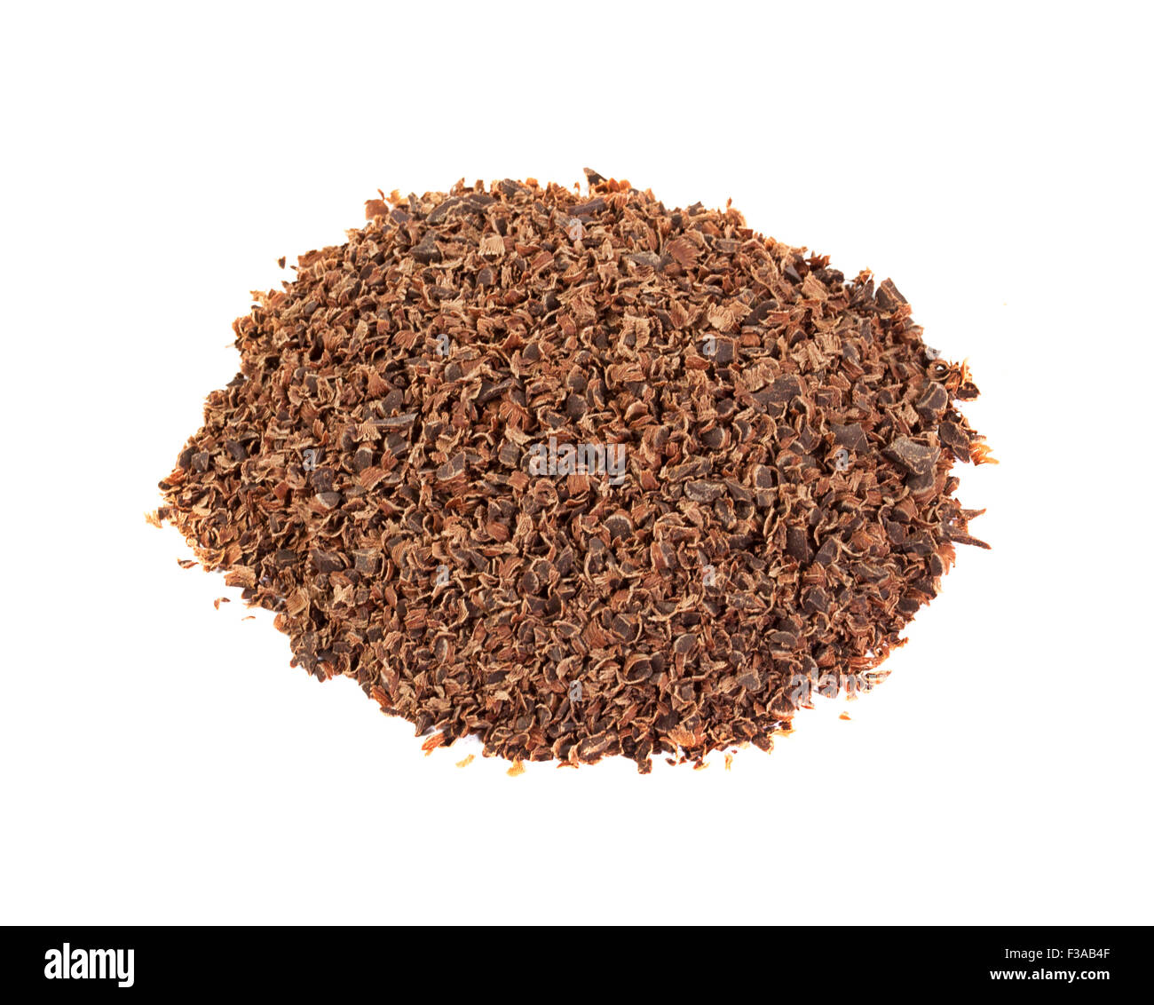 chocolate chips placer isolated on white background Stock Photo - Alamy