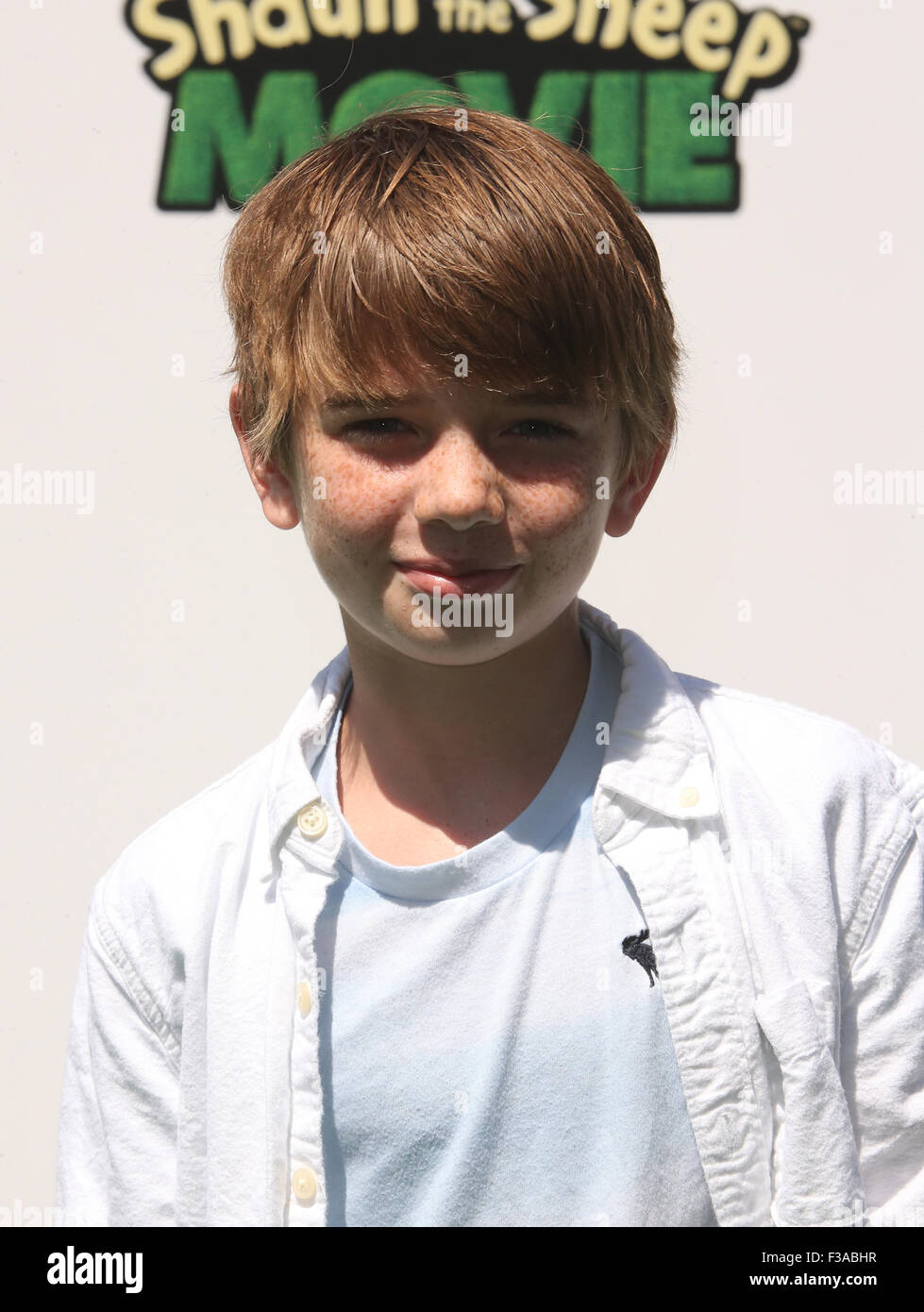 Shaun The Sheep Movie 2015 Featuring: Zeb Sanders Where: Westwood ...