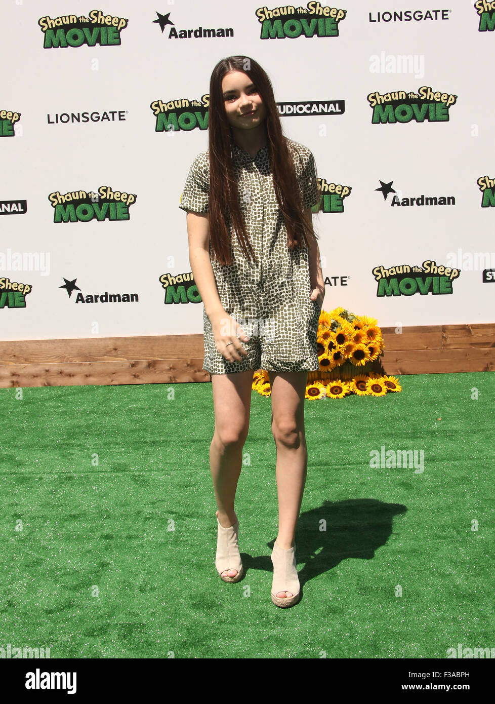 Shaun The Sheep Movie 2015 Featuring: Landry Bender Where: Westwood ...