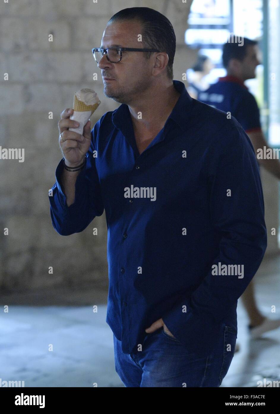 Former sports director of Real Madrid Predrag Mijatovic and his wife ...