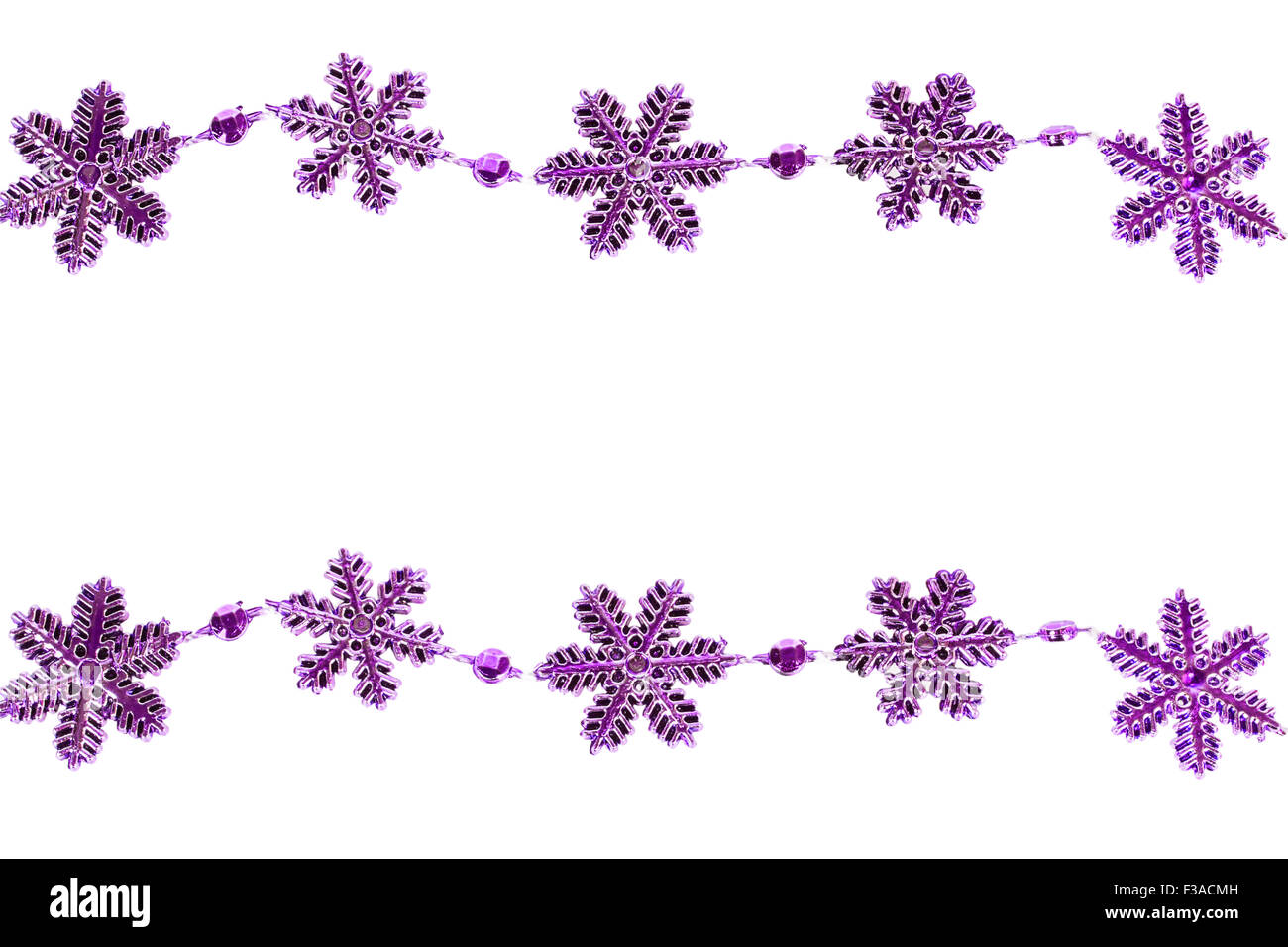 Purple Snowflakes Clipart