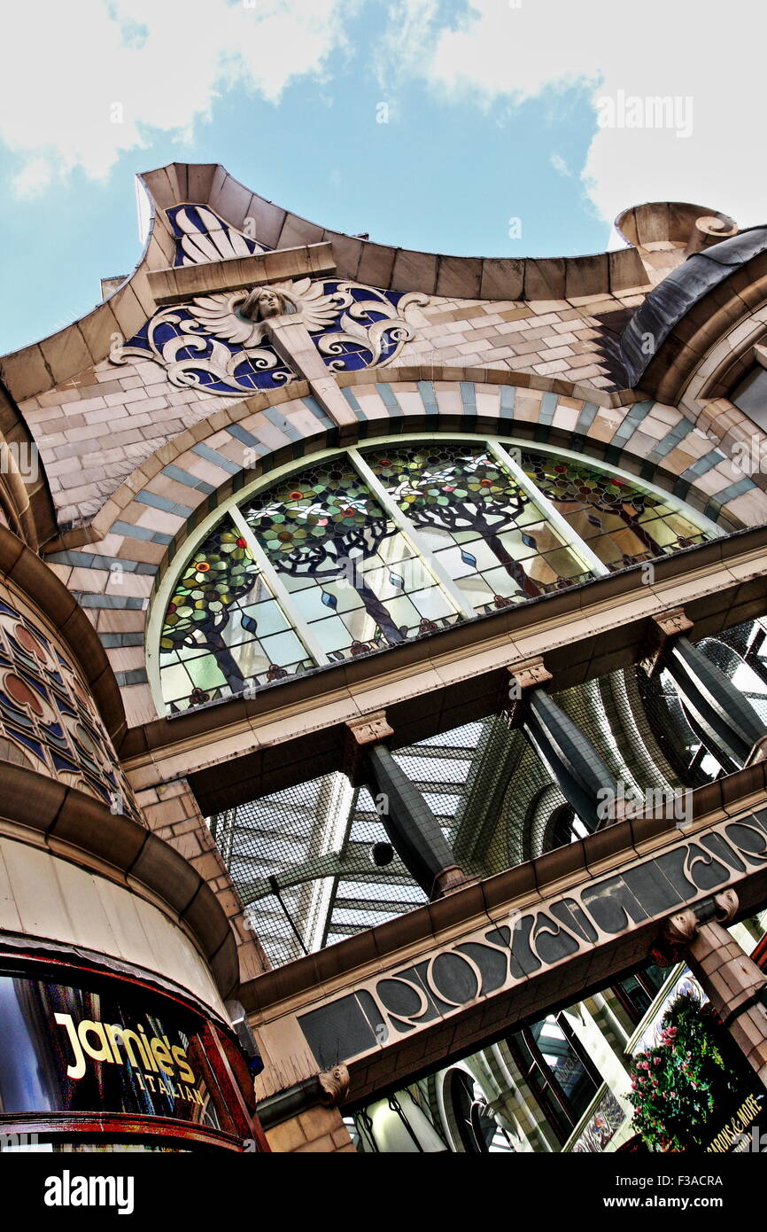Entrance to Royal Arcade, Norwich Stock Photo - Alamy