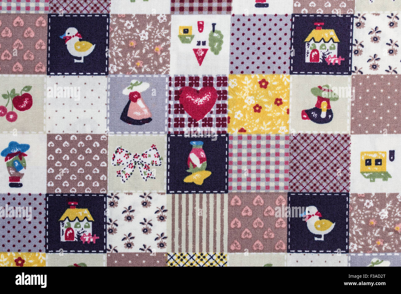 Close up of pattern on the fabric Stock Photo - Alamy