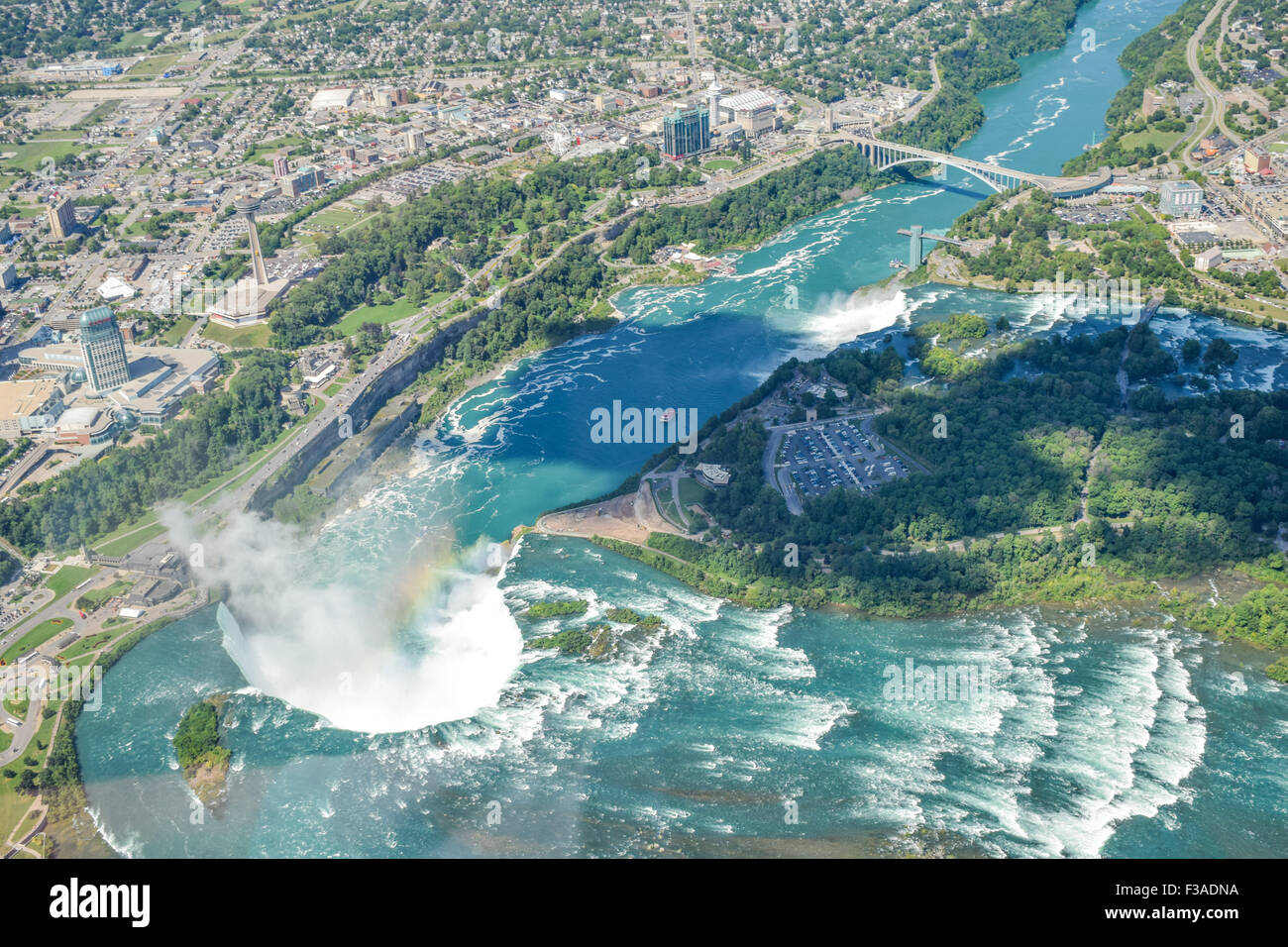 Aerial view of Niagara Falls, Ontario, Canada Stock Photo - Alamy