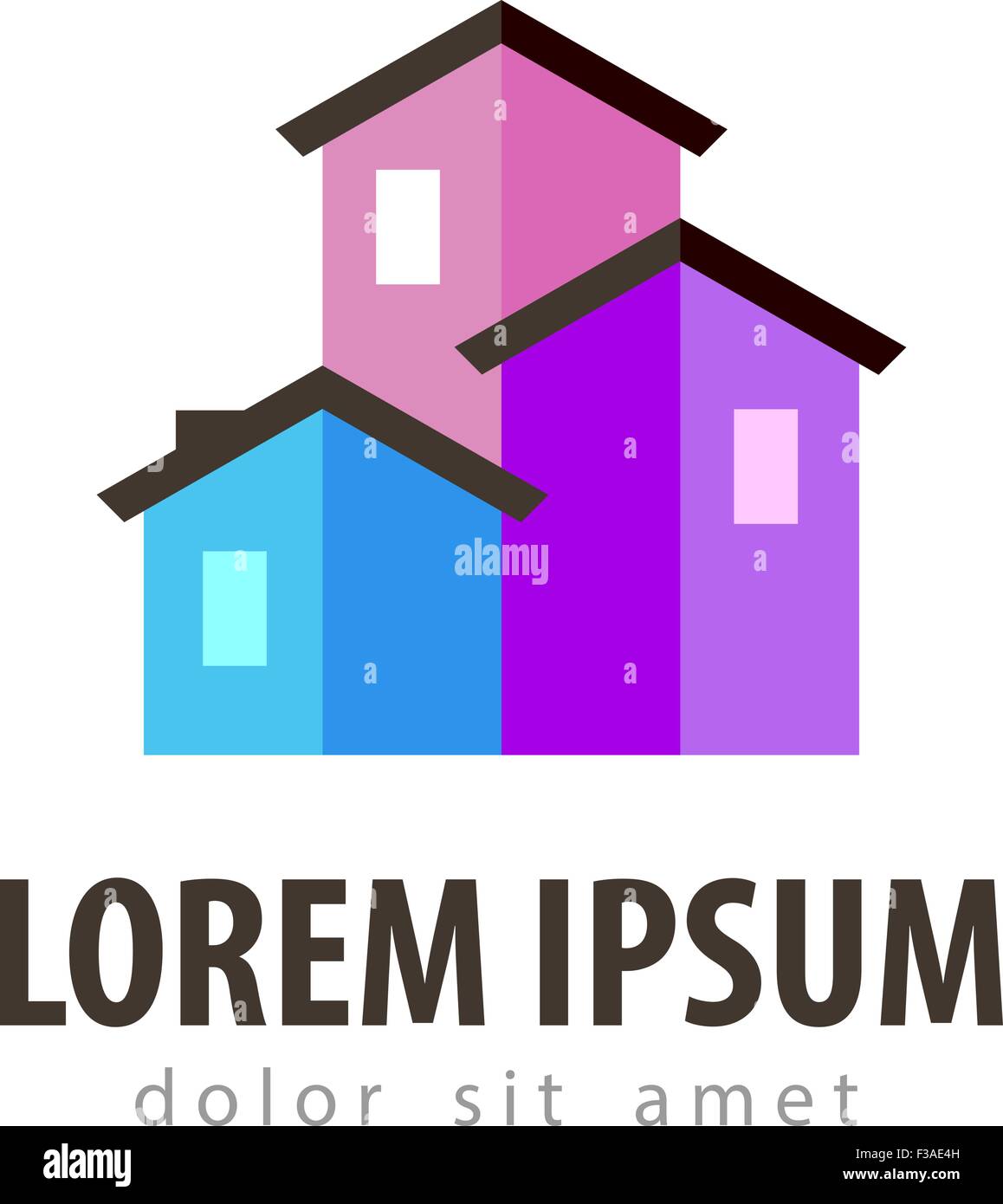 house vector logo design template. building or dwelling icon Stock ...