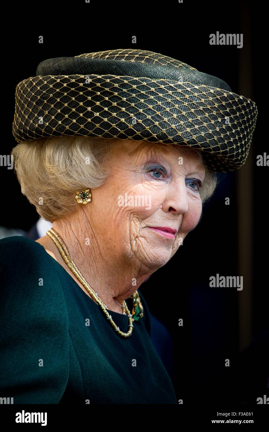 The Hague, The Netherlands. 3rd Oct, 2015. Princess Beatrix of The ...