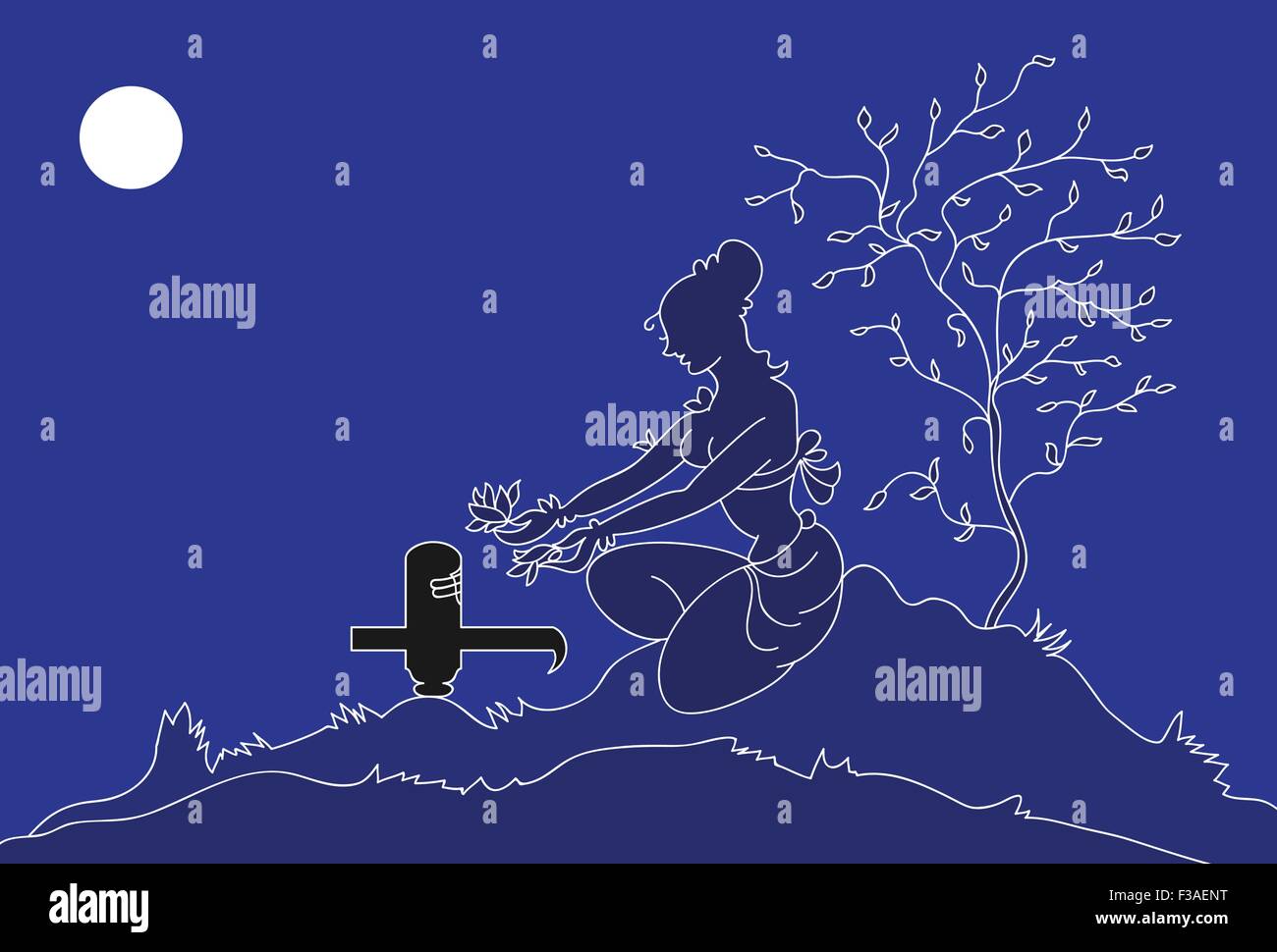 Pooja Stock Vector Images - Alamy