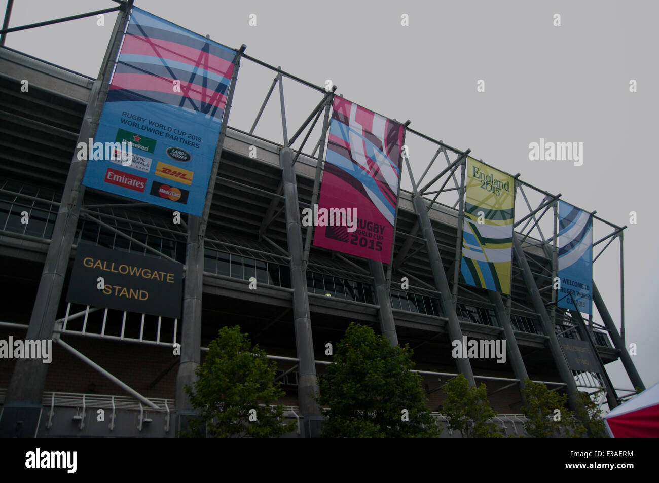 Newcastle upon Tyne, UK. 03 October, 2015. The exterior of St James ...
