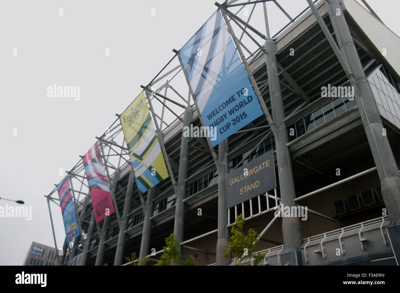 Newcastle upon Tyne, UK. 03 October, 2015. The exterior of St James ...