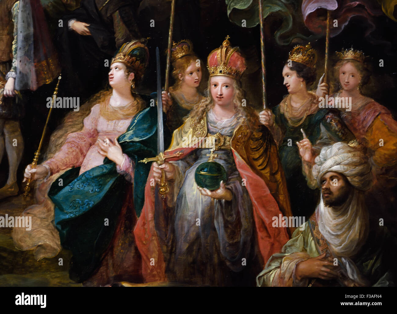 Allegory on the Abdication of Emperor Charles V in Brussels 1630 Frans ...