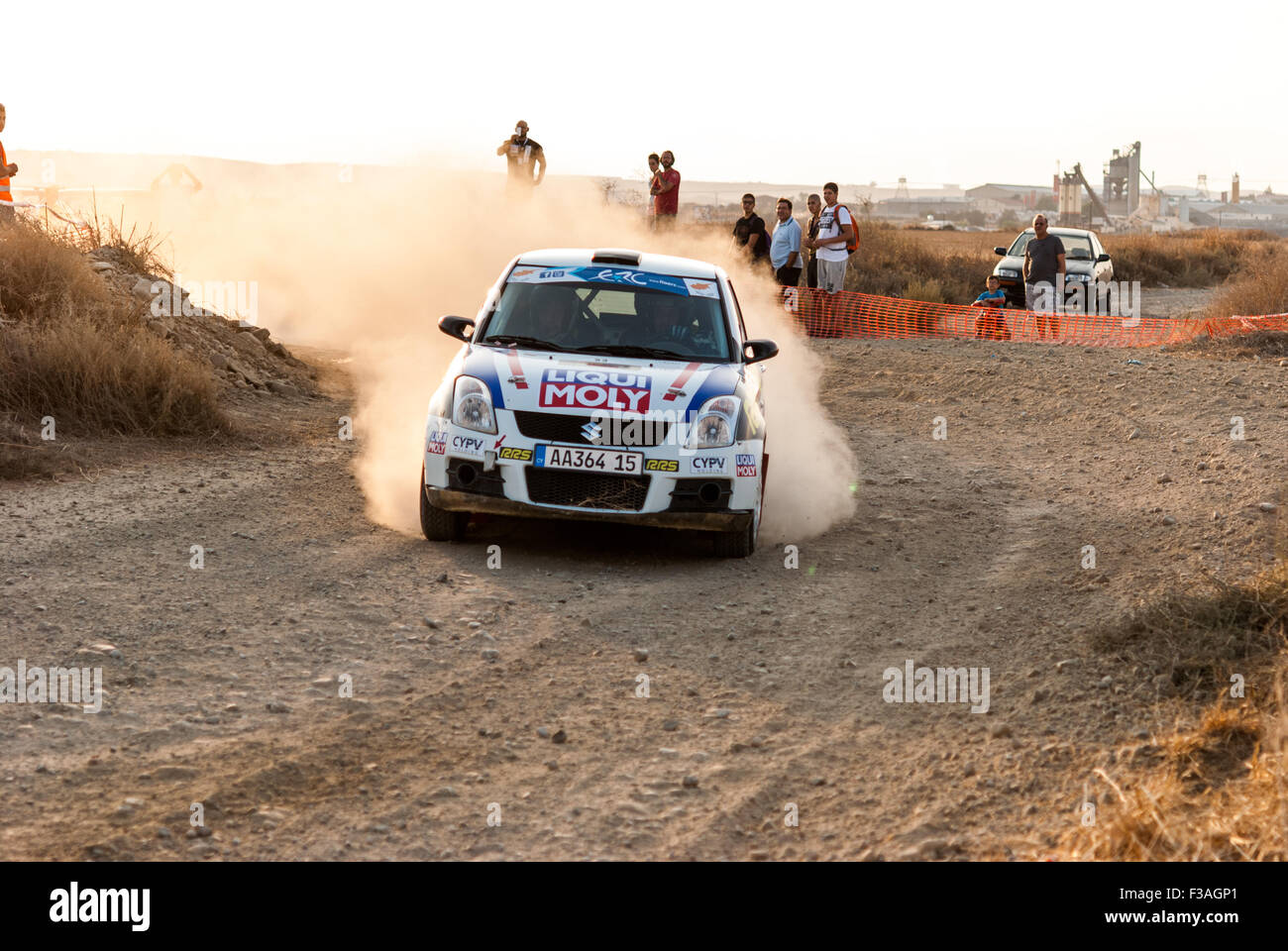 Cyprus rally 2015.09.27. Driver Nick KYRIACOU, co-driver Andy OAKLEY. P. LIMNIOTIS & SONS LTD ...