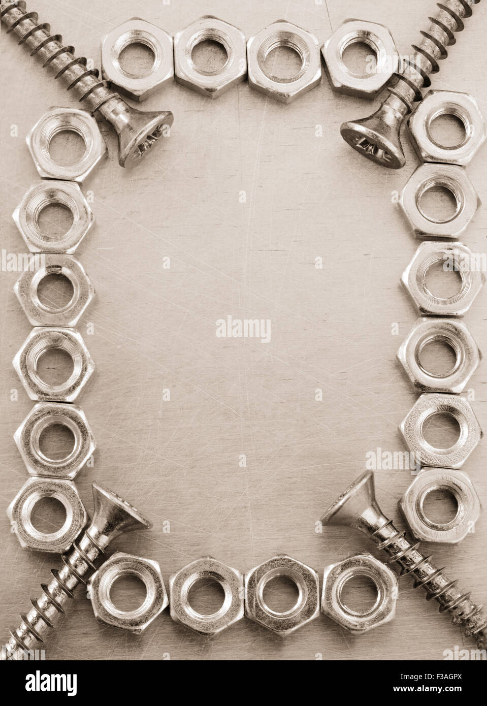 hardware tools at metal background texture Stock Photo - Alamy