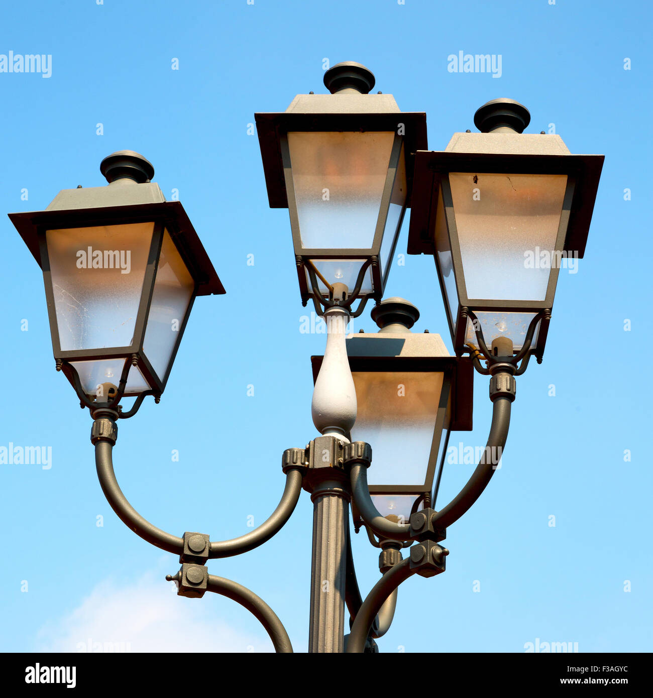 europe in the sky of italy lantern and abstract illumination Stock ...