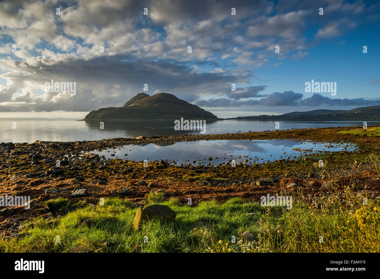 Holy Island on the Isle of Arran at Lamlash Stock Photo - Alamy