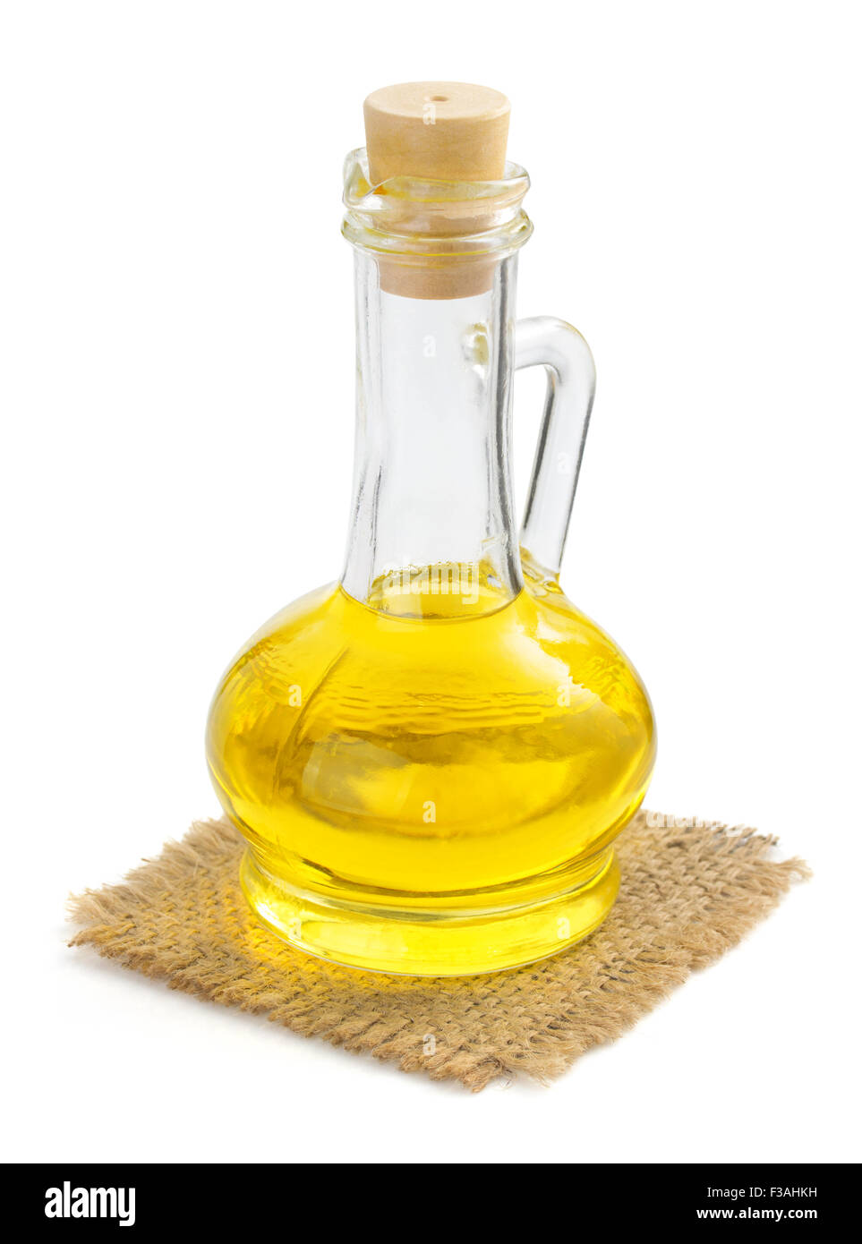 bottle of oil isolated at white background Stock Photo - Alamy
