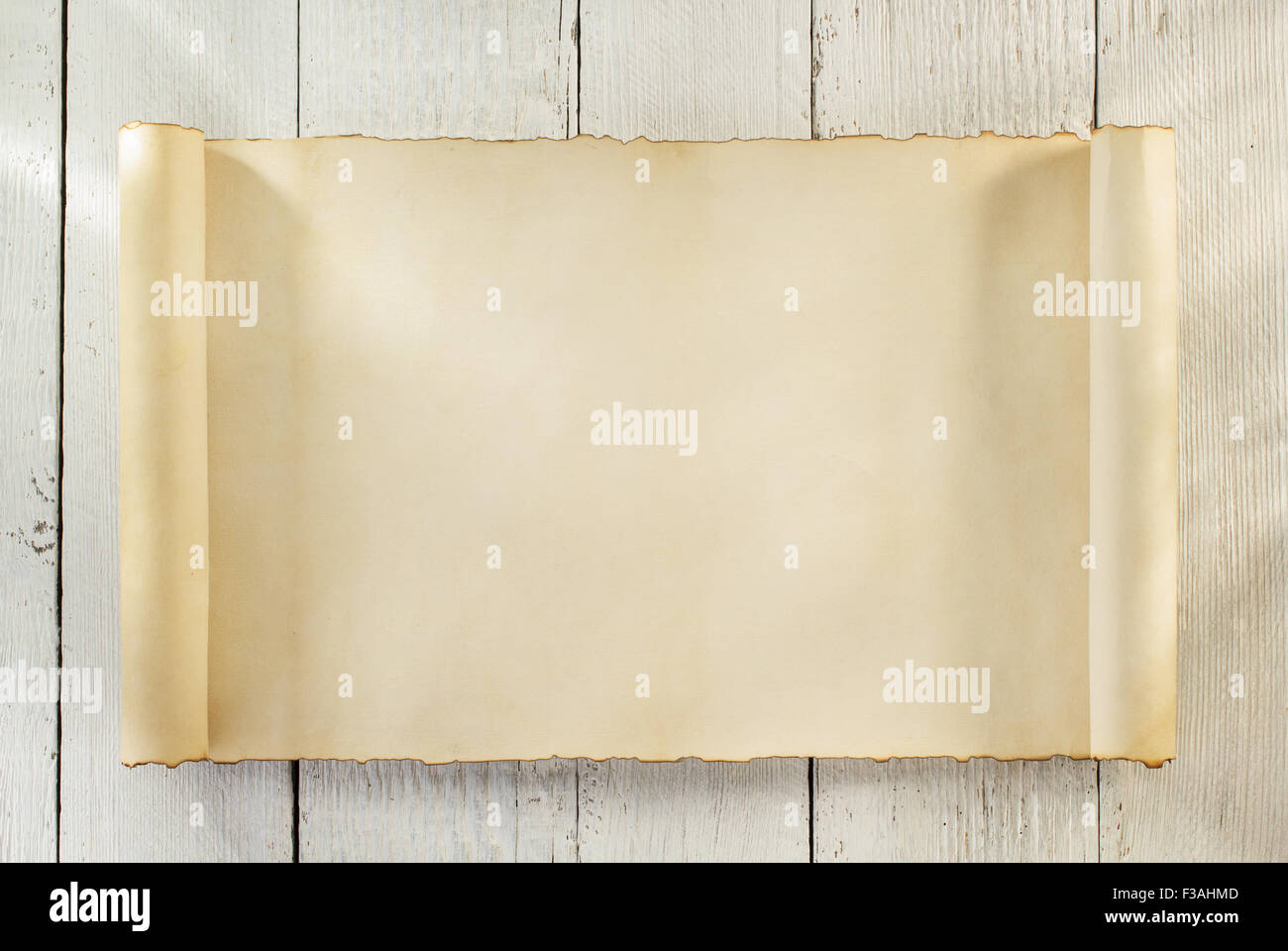 Parchment scroll horizontal paper hi-res stock photography and images ...
