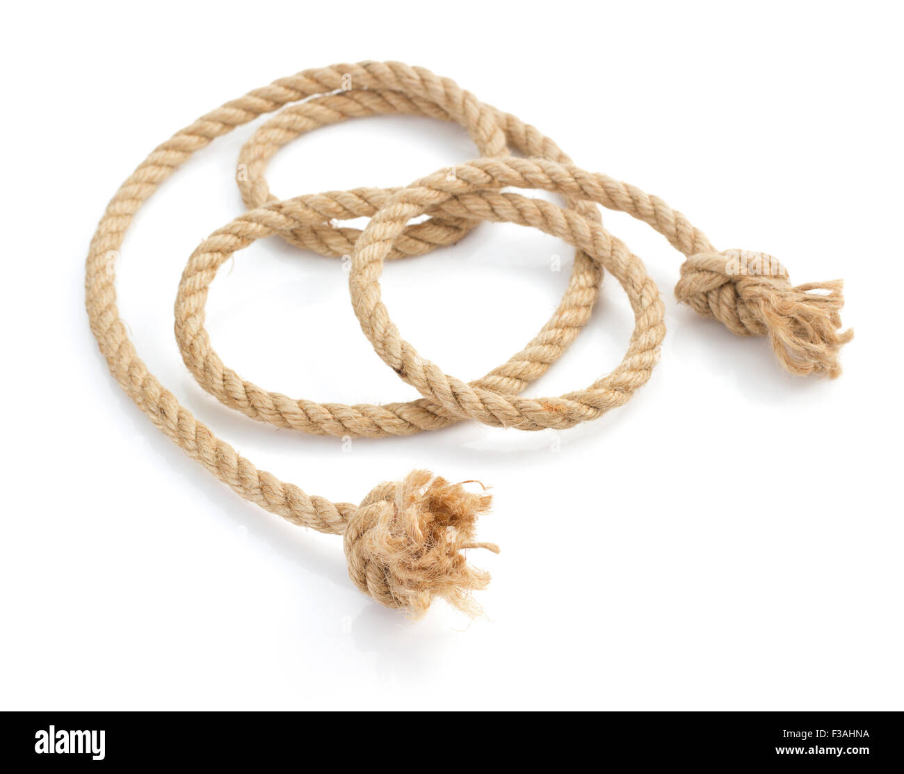 ship rope isolated on white background Stock Photo - Alamy
