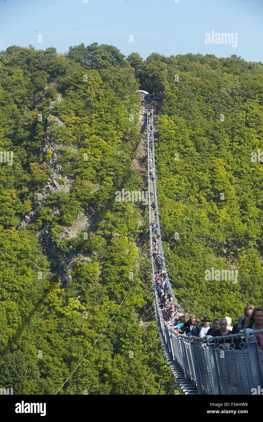 Geierley canyon between Moersdorf and Sosberg, Germany. 3rd October ...