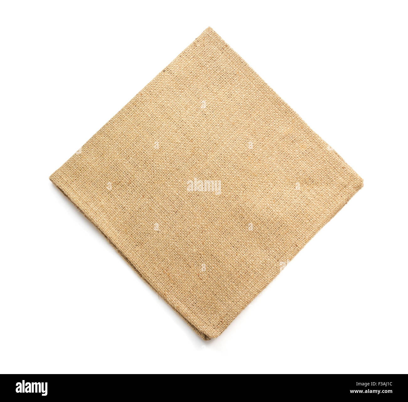 burlap hessian sacking isolated on white background Stock Photo - Alamy