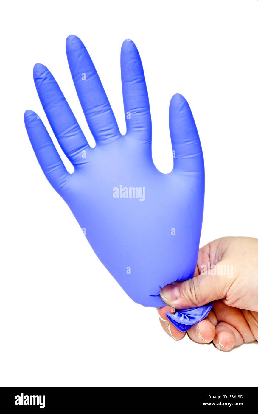 Blown up latex glove hi-res stock photography and images - Alamy