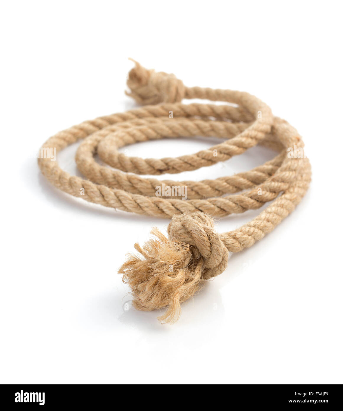 ship rope isolated on white background Stock Photo - Alamy