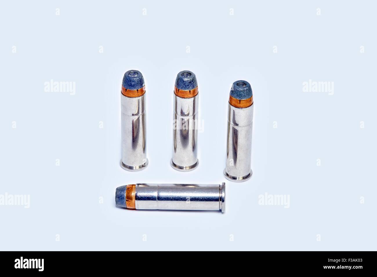 357 Magnum Pistol Cartridges 110GR JHP 4 Stock Photo - Alamy