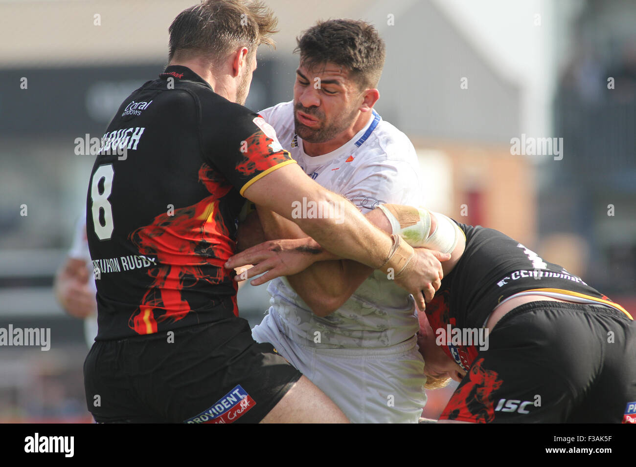 Belle Vue Stadium, Wakefield, UK, 3rd October 2015. Wakefield v ...