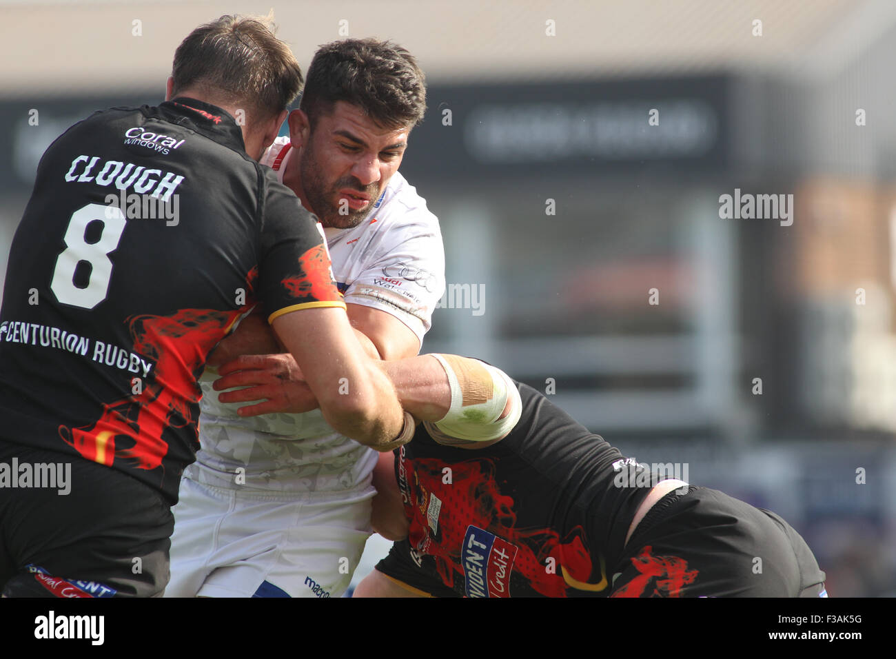 Belle Vue Stadium, Wakefield, UK, 3rd October 2015. Wakefield v ...
