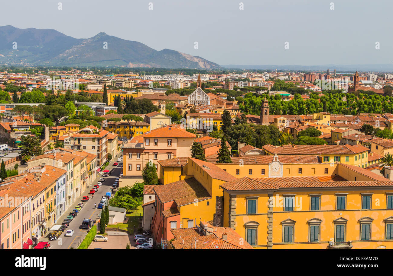 The leaning tower of pisa aerial hi-res stock photography and images ...