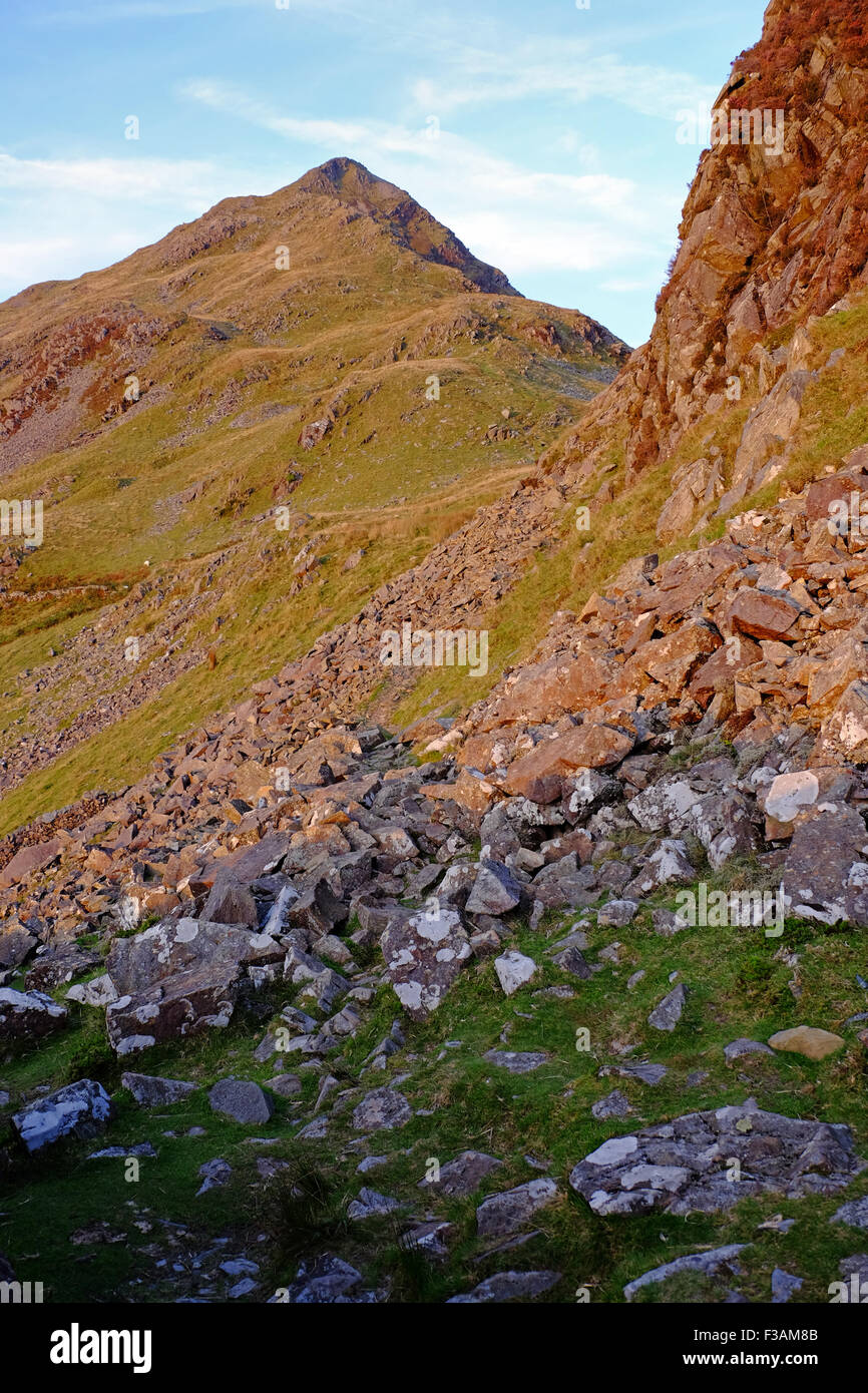 Cnicht from the west ridge, Snowdonia, Wales Stock Photo - Alamy