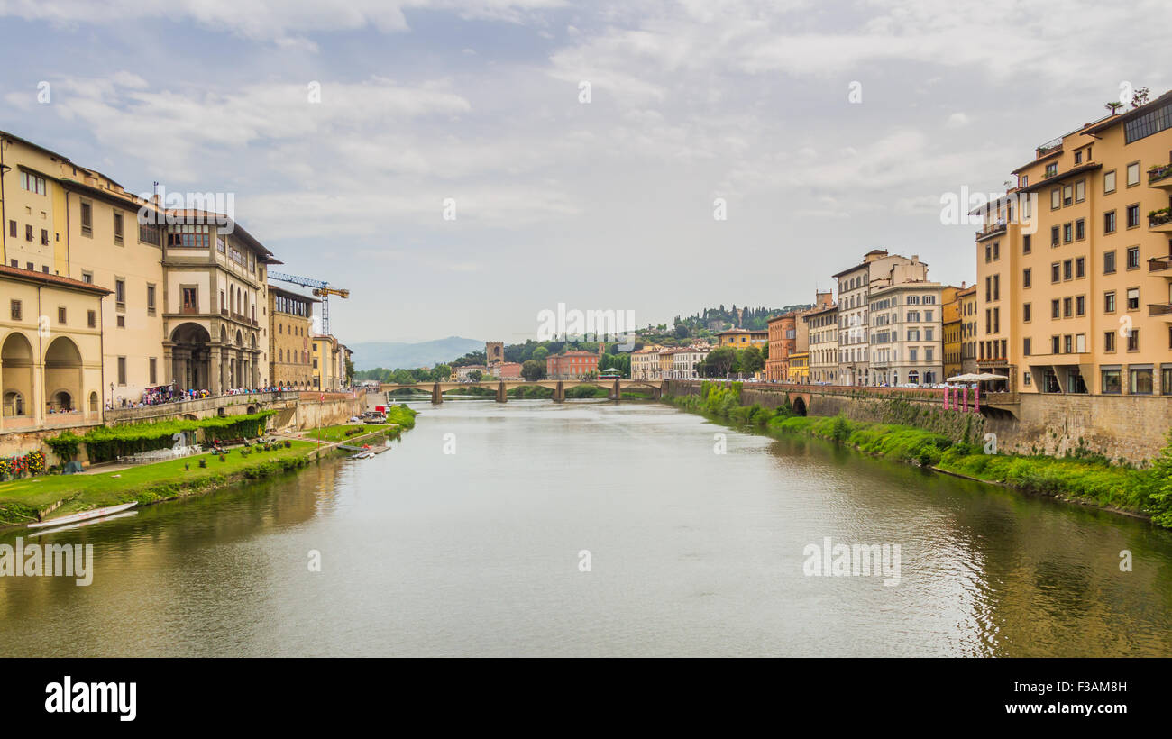 The Ponte Vecchio (Old Bridge) in Florence, Italy Stock Photo - Alamy