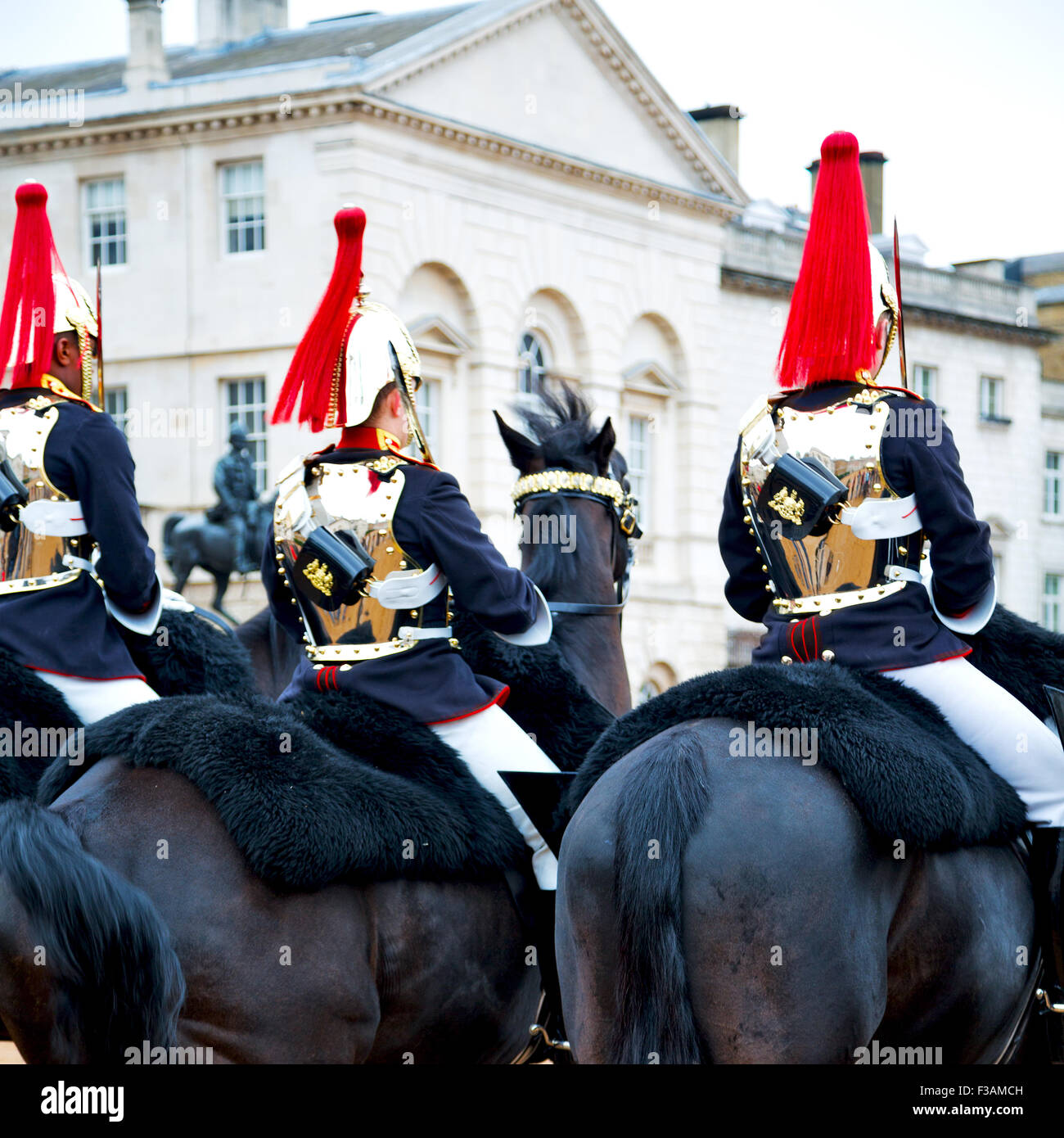 in london england horse and cavalry for the queen Stock Photo - Alamy