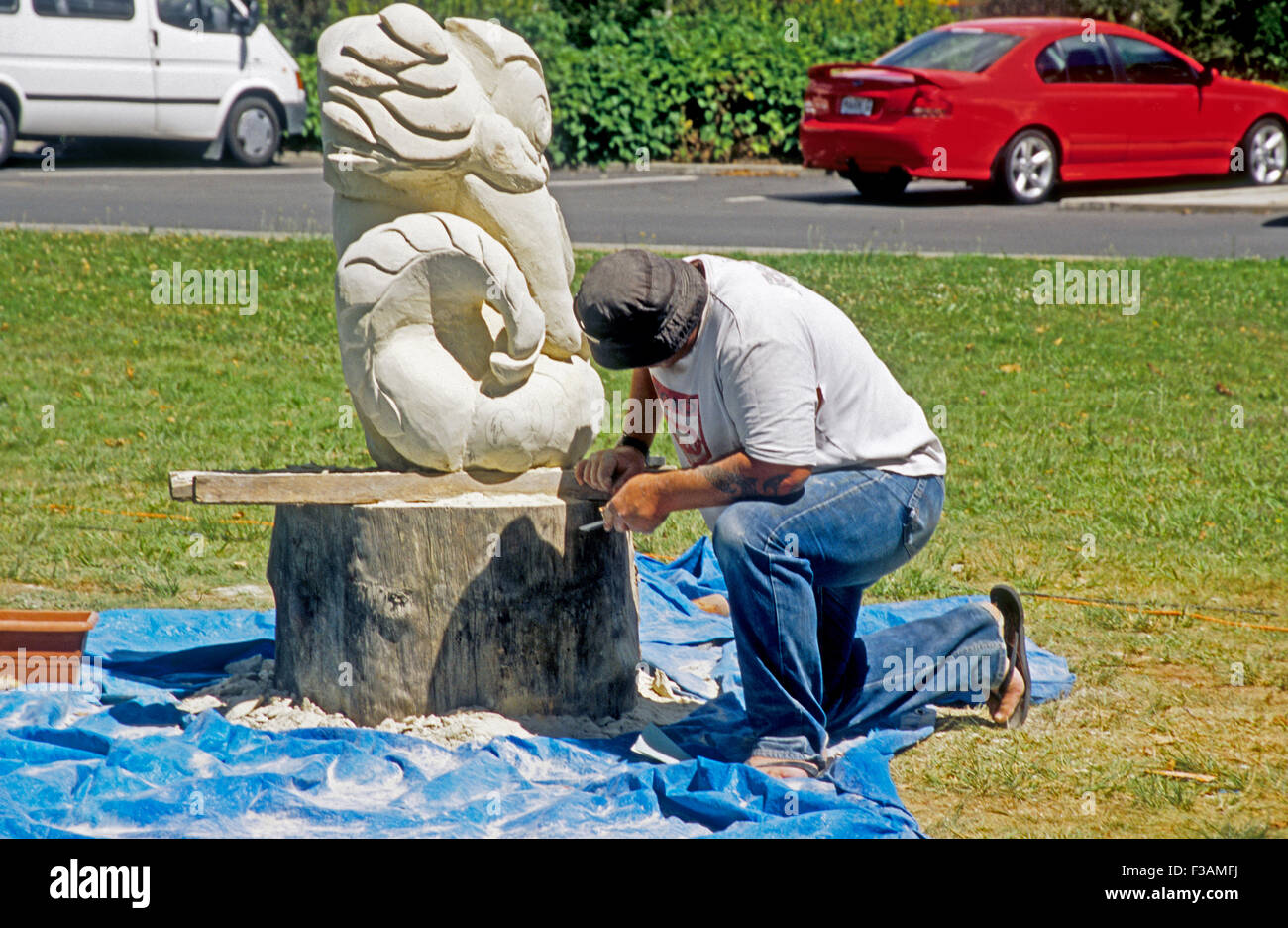 Sculpture Artist Matamata New Zealand Stock Photo - Alamy