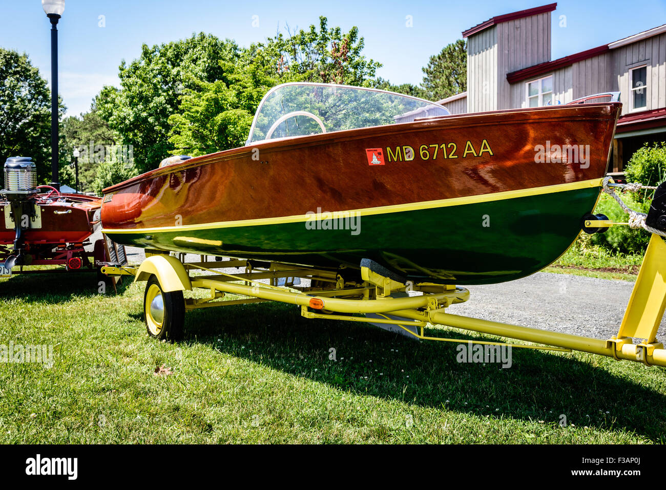 1957 Whirlwind wooden speedboat, Chesapeake Bay Maritime Museum, St ...
