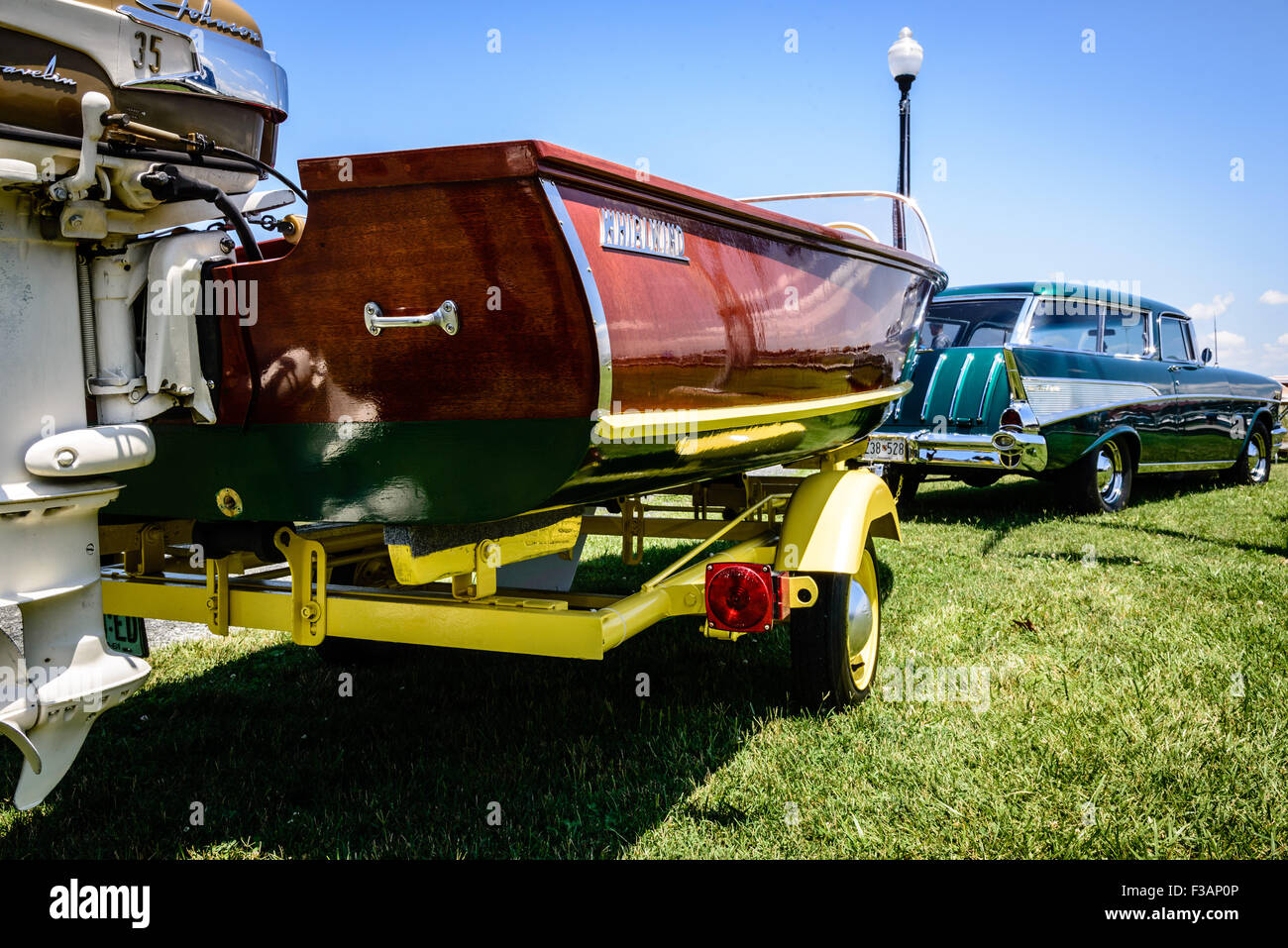 1957 Whirlwind wooden speedboat, Chesapeake Bay Maritime Museum, St ...
