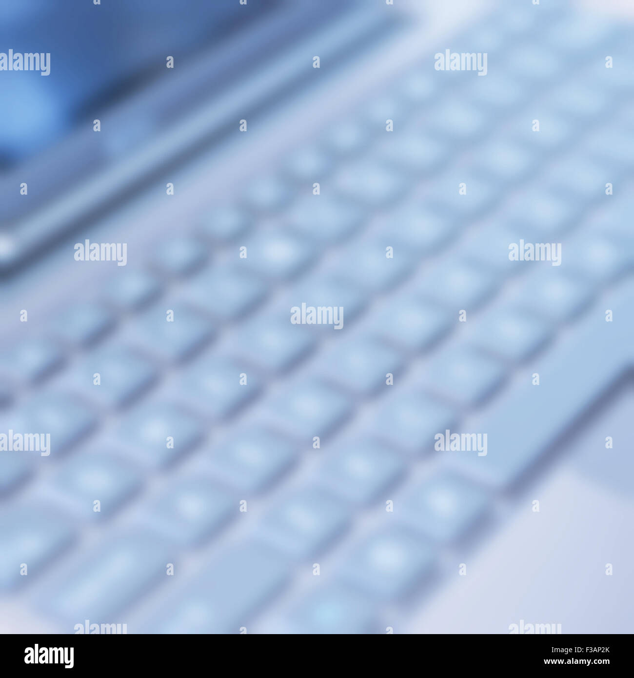 Notebook. Blurred background with a laptop keyboard. Added blur effect ...