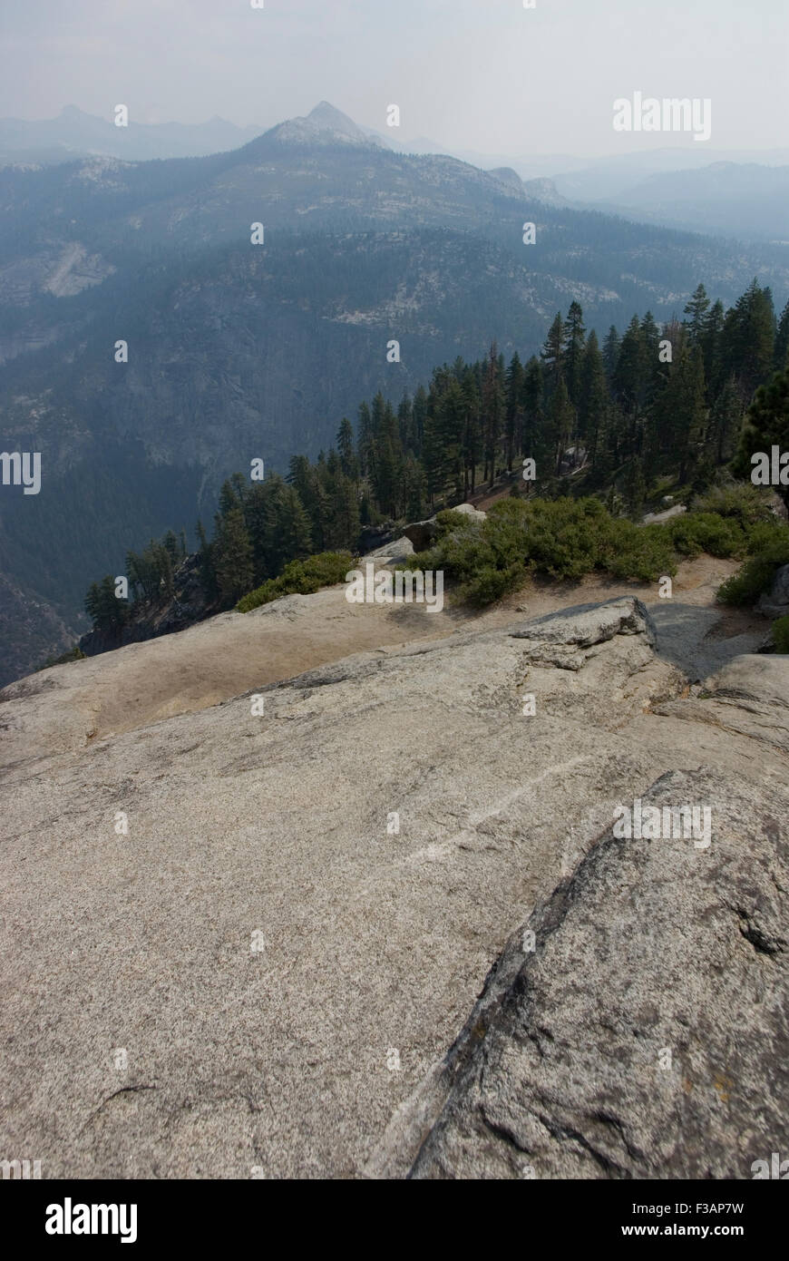 View from Glacier Point, Yosemite National Park, California Stock Photo ...