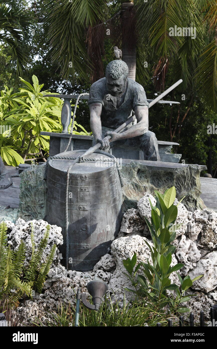 Wreckers depicted in the Key West Historic Memorial Sculpture Garden ...