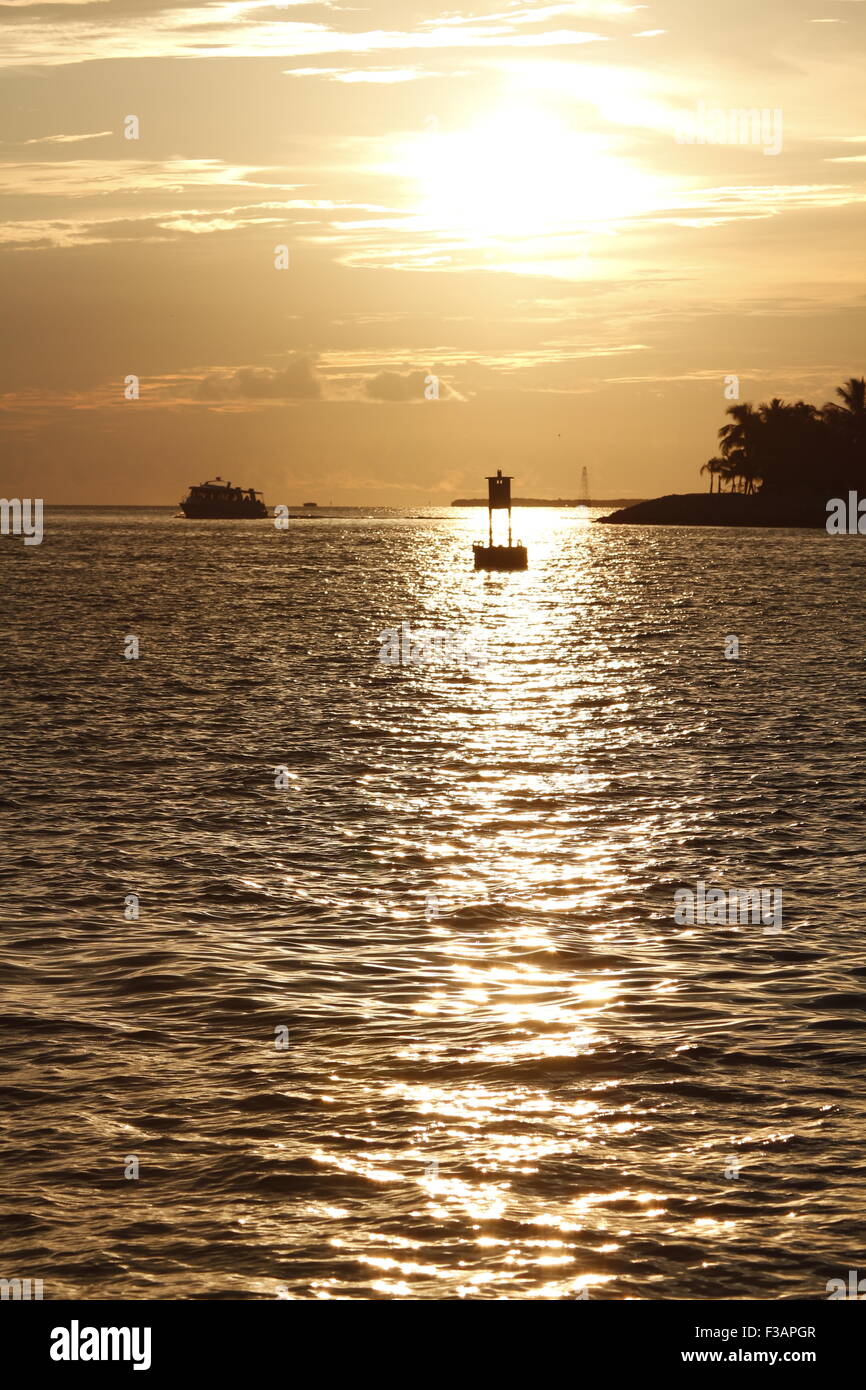 Sunset celebration off Mallory Square, Key West Florida Stock Photo - Alamy