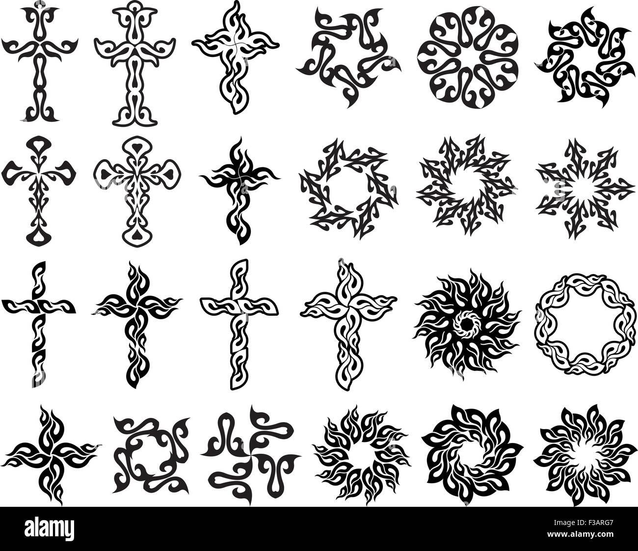 Jesus tatoo Stock Vector Images - Alamy