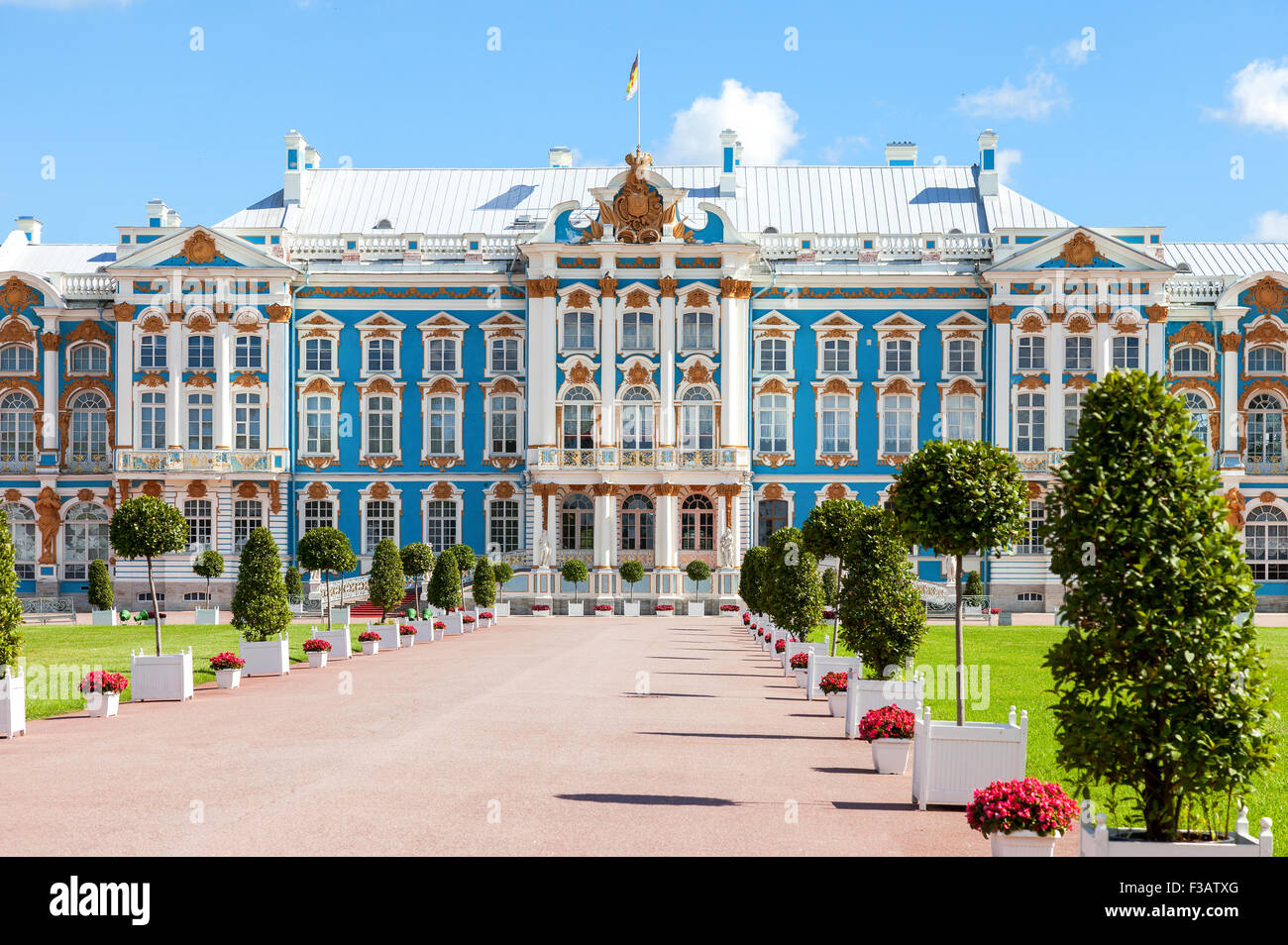Catherine Palace - the summer residence of the Russian tsars. Tsarskoye ...