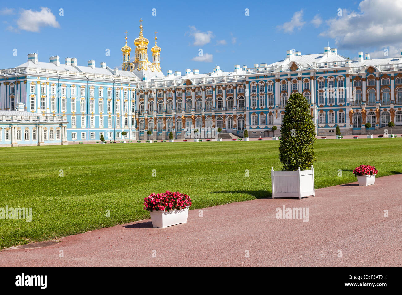 Catherine Palace - the summer residence of the Russian tsars. Tsarskoye ...