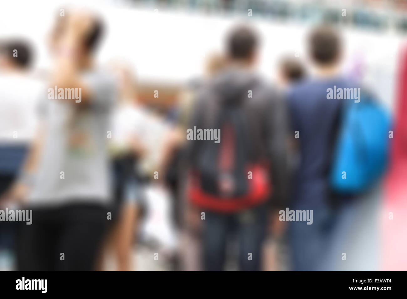 Crowded school students blurred hi-res stock photography and images - Alamy