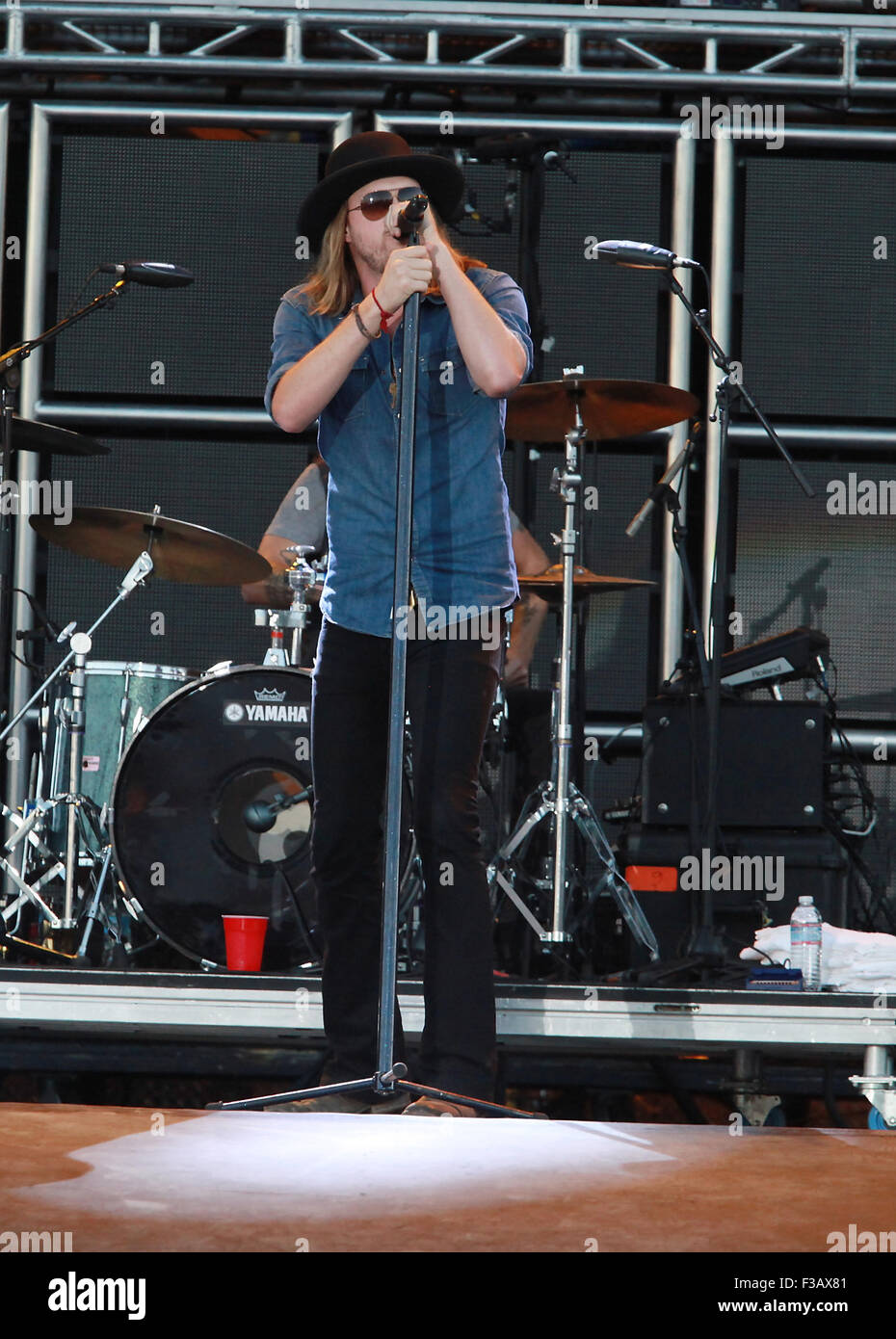 Las Vegas, Nevada, USA. 3rd Oct, 2015. Michael Hobby, lead vocalist of ...