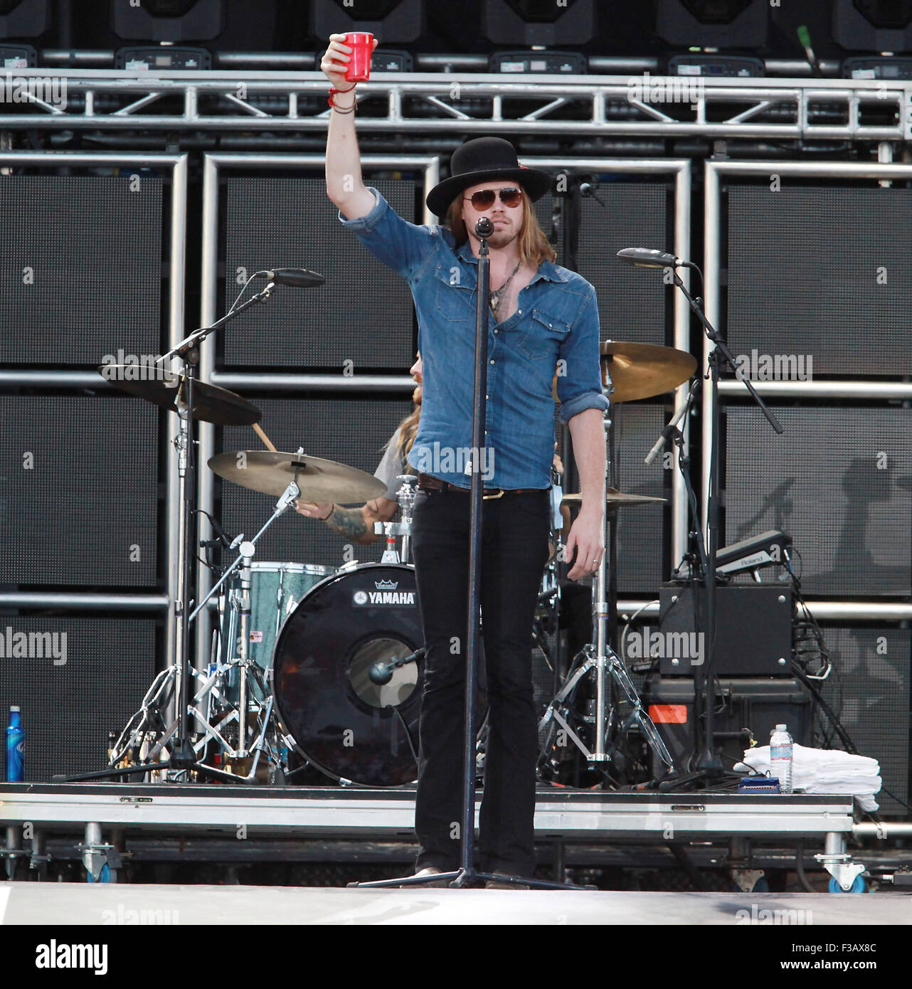 Las Vegas, Nevada, USA. 3rd Oct, 2015. Michael Hobby, lead vocalist of ...