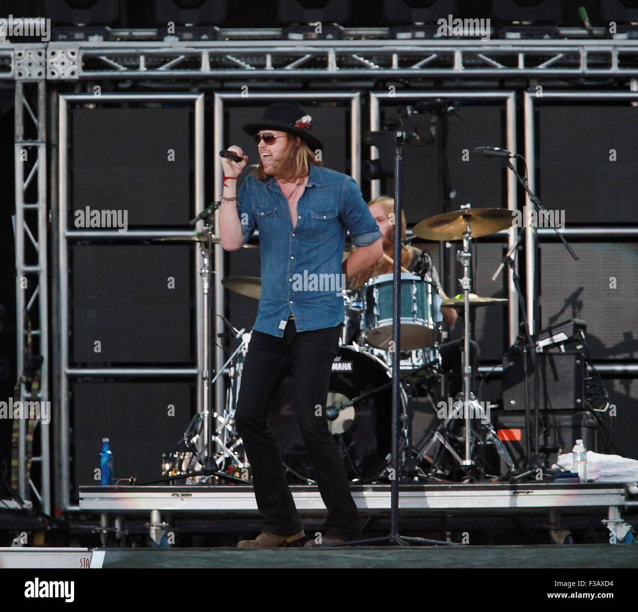 Las Vegas, Nevada, USA. 3rd Oct, 2015. Michael Hobby, lead vocalist of ...