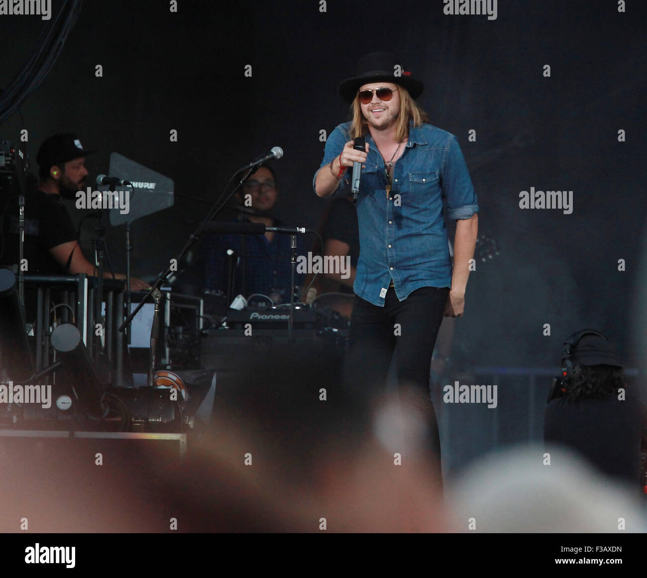 Las Vegas, Nevada, USA. 3rd Oct, 2015. Michael Hobby, lead vocalist of ...